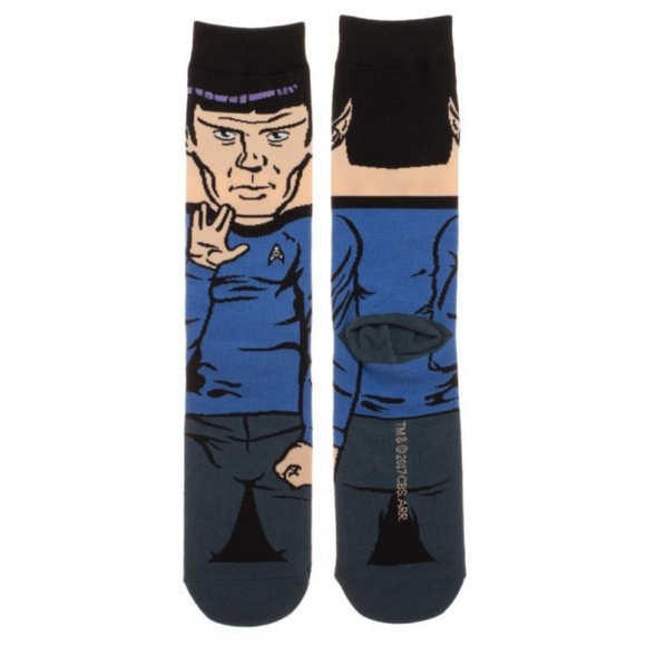 Bioworld | Underwear & Socks | Star Trek Socks Mr Spock 36 Official New ...